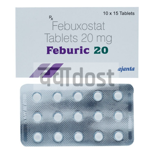 Buy Feburic 20mg Tablet 15s at 15% savings