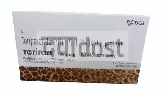 Buy Terifort 750mcg Solution for Injection 3ml at 15% savings