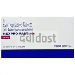 Buy Nexpro Fast 40mg Tablet 10s at 55% savings
