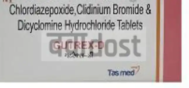 Buy Gutrex D 2.5mg/5mg/10mg Tablet 10s at 65% savings