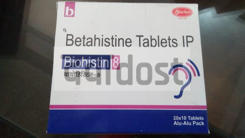 Buy Biohistin 8mg Tablet 10s at 39% savings