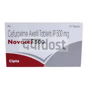 Buy Novacef 500 Tablet at 40% savings