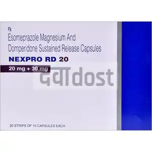 Buy Nexpro RD 20 Capsule SR 10s at 16% savings