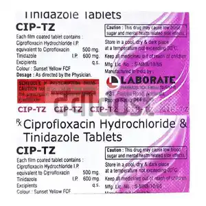 Buy Cip TZ 500 mg/600 mg Tablet at 62% savings