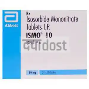 Buy Ismo 10mg Tablet 30s at 74% savings