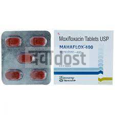 Buy Mahaflox 400mg Tablet 5s at 15% savings