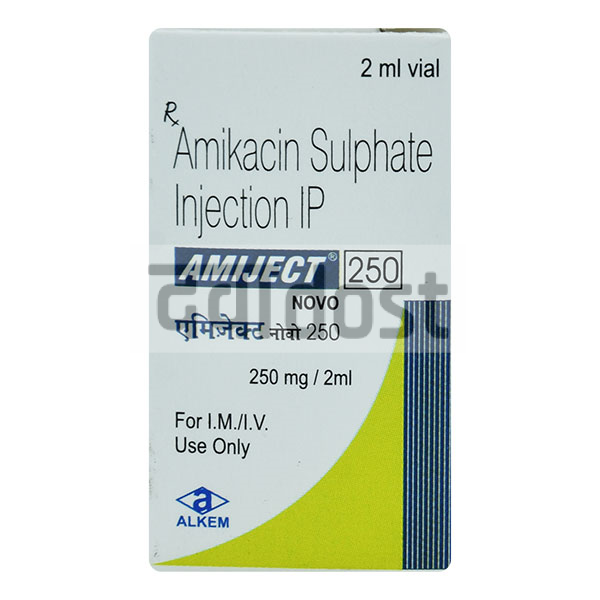 Buy Amiject 250mg Injection 2ml at 25% savings