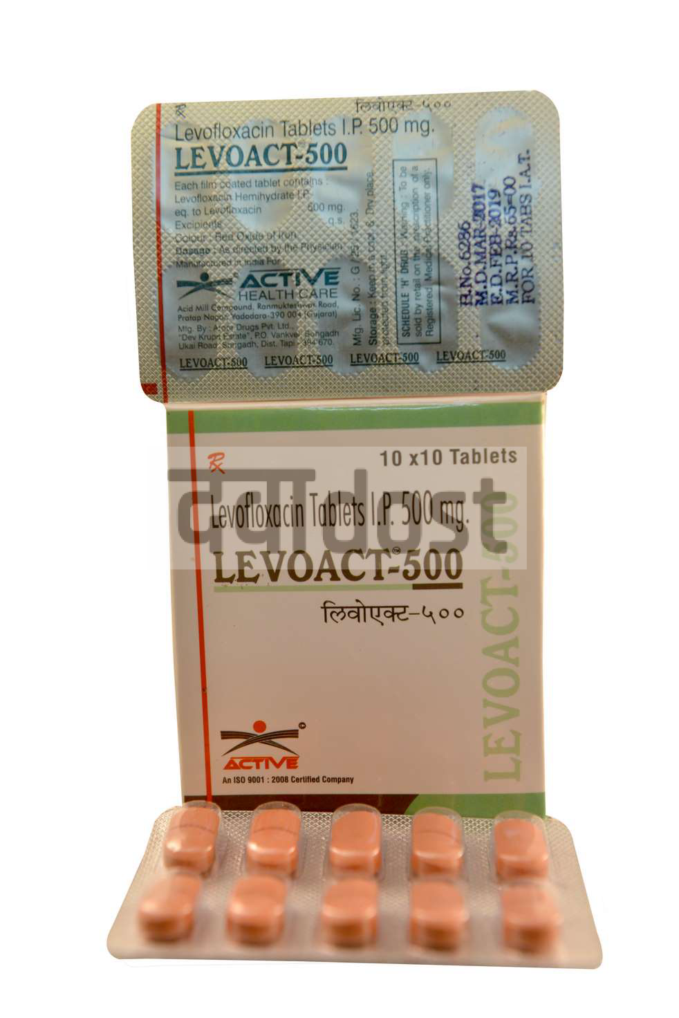 Buy Levoact 500mg Tablet at 57% savings
