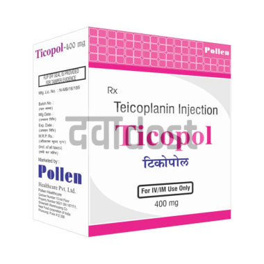 Ticocin 400 Injection 10ml - Cipla Ltd | Buy generic medicines at best ...