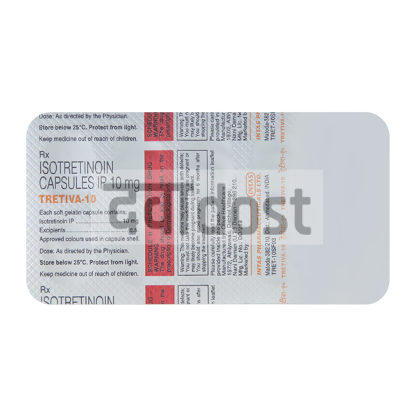 Buy Tretiva 10 Capsule 10s at 15% savings