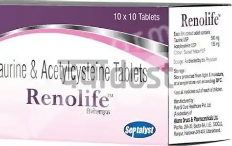 Buy Renolife Tablet 10s at 49% savings