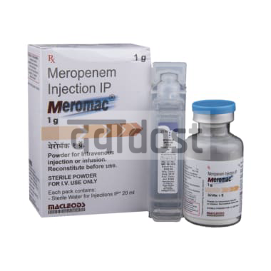 Meromac 1gm Injection - Macleods Pharmaceuticals Pvt Ltd | Buy generic ...
