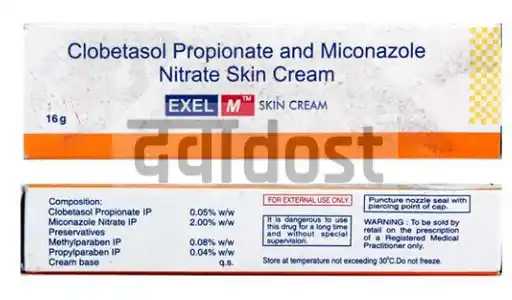 Buy Exel M Skin Cream 16gm at 15% savings