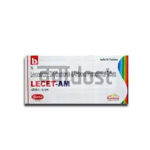 Buy Lecet AM 5mg/60mg Tablet 10s at 49% savings