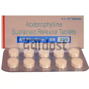 Buy Ab Phylline SR 200mg Tablet 10s at 65% savings