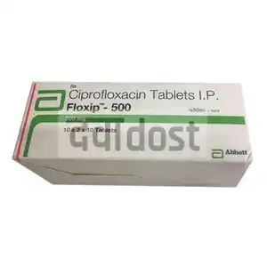 Buy Floxip 500mg Tablet 10s at 29% savings