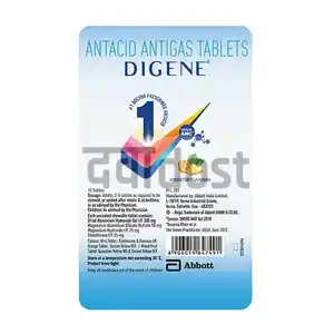 Buy Digene Chewable Assorted Tablet 15s at 55% savings