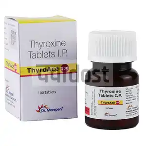 Buy Thyroace 100mcg Tablet 100s at 25% savings