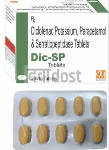 Buy DIC SP 50MG/10MG TABLET at 31% savings