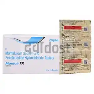 Buy Montair FX 10mg/120mg Tablet 15s at 15% savings