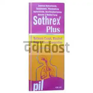 Buy Sothrex Plus Syrup 100ml at 29% savings