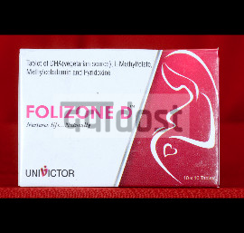 Buy Folizone D Tablet 10s at 48% savings