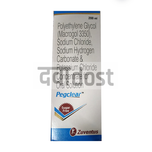 Buy Pegclear Oral Solution Sugar Free 200ml at 15% savings