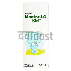 Buy Montor LC Kid 2.5mg/4mg Syrup 60ml at 43% savings