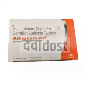 Buy Aldigesic-SP 100mg/325mg/10mg Tablet 10s at 38% savings