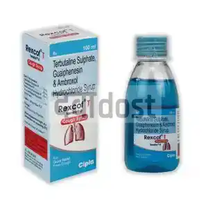 Buy Rexcof T 15mg/50mg/1.5mg syrup 100ml at 34% savings