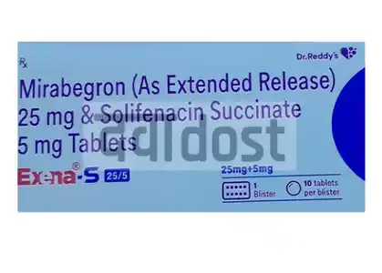 Buy Mirago S 25mg/5mg Tablet ER 10s at 39% savings