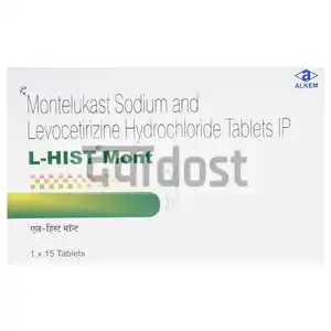 Buy L Hist Mont Tablet 15s at 50% savings