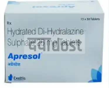 Buy Apresol 25mg Tablet 30s at 15% savings
