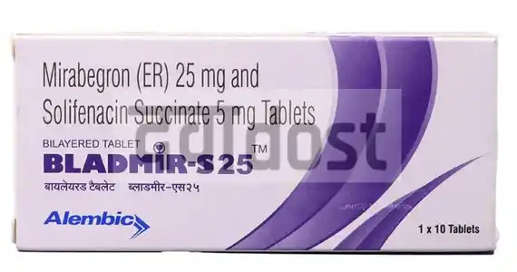 Buy Mirago S 25mg/5mg Tablet ER 10s at 39% savings