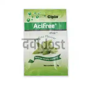 Buy Cipla Acifree Sachet Pudina 5gm at 15% savings