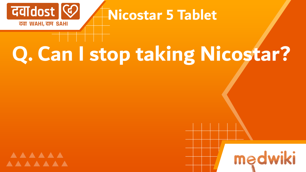Nicostar 5mg Tablet 20s - Lupin Ltd | Buy generic medicines at best ...