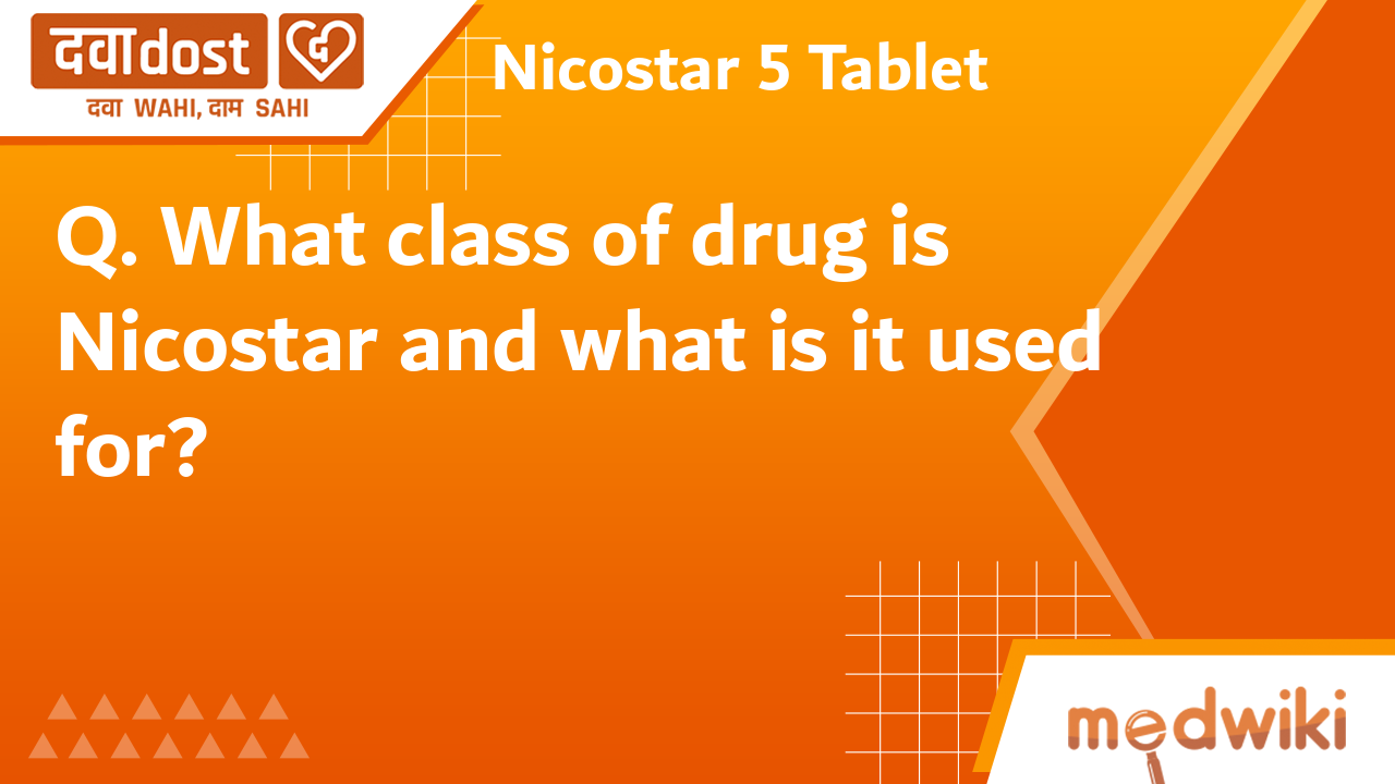 Nicostar 5mg Tablet 20s - Lupin Ltd | Buy generic medicines at best ...