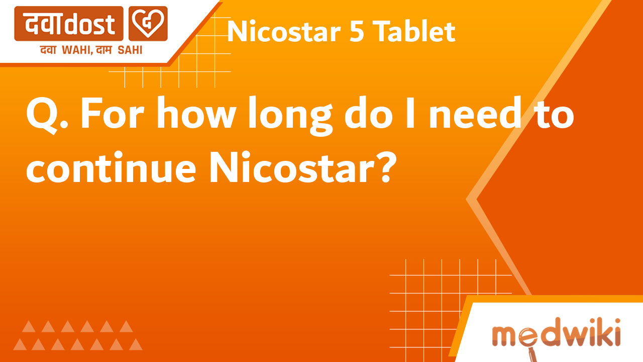 Nicostar 5mg Tablet 20s - Lupin Ltd | Buy generic medicines at best ...