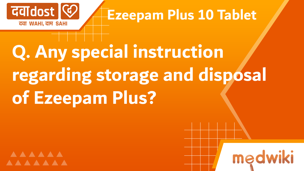 Ezeepam Plus 10 Tablet 10s - Eris Lifesciences Ltd | Buy generic ...