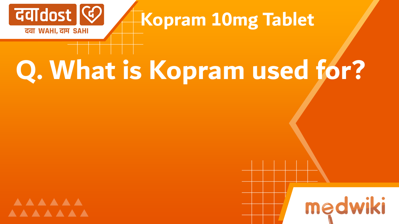 Kopram 10mg Tablet - Konark Lifesciences Pvt Ltd | Buy generic ...