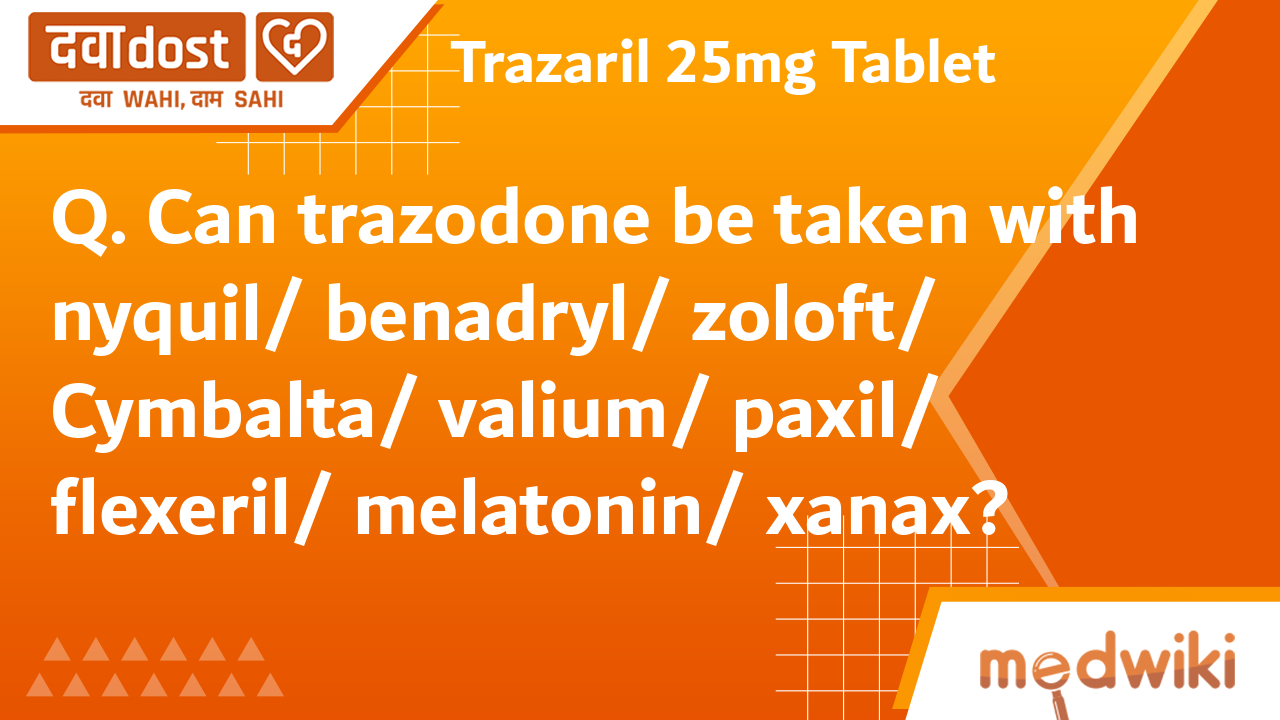 Trazaril 25mg Tablet - Reliance Formulation Pvt Ltd | Buy generic ...