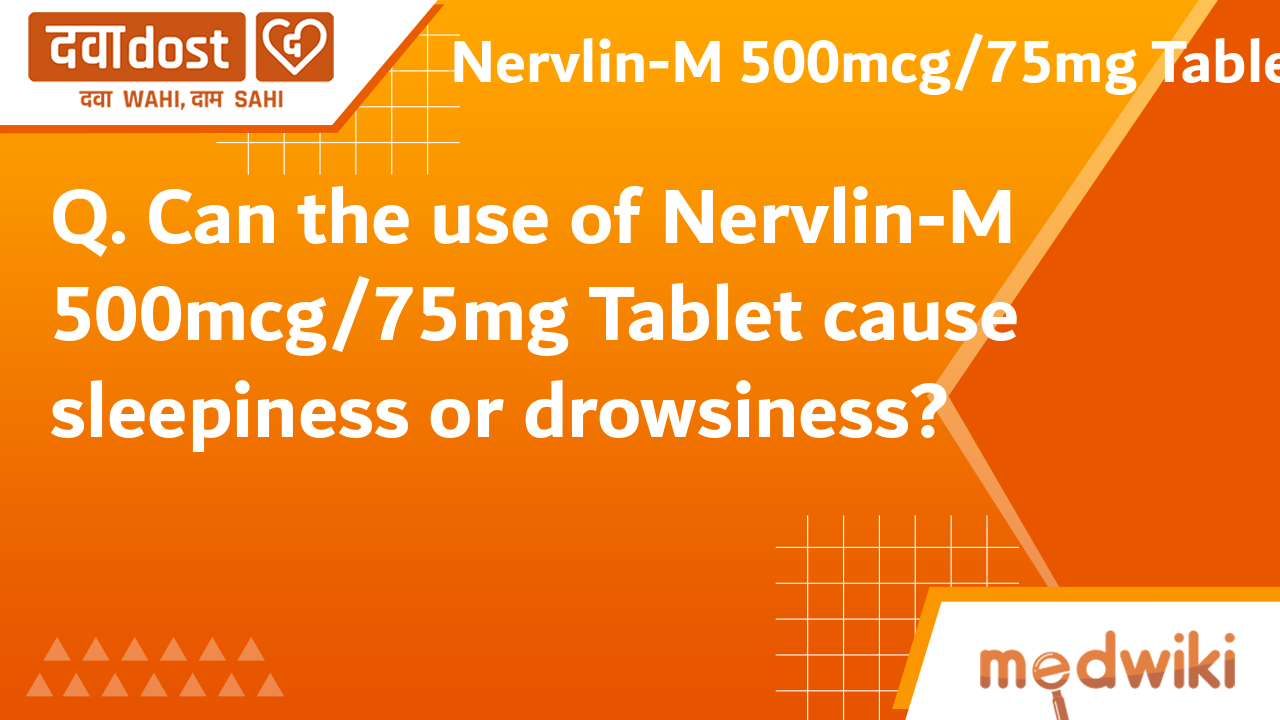 Nervlin-M 500mcg/75mg Tablet - Zodley Pharmaceuticals Pvt Ltd | Buy ...