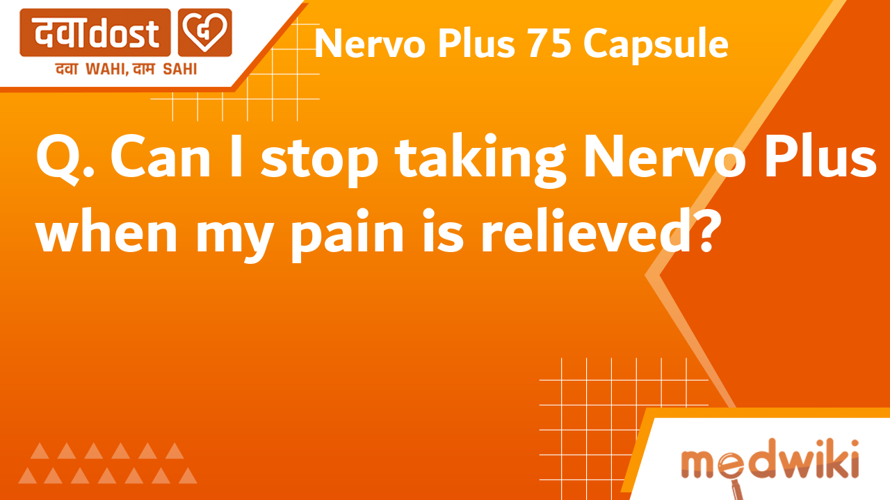 Nervo Plus 75 Capsule - D D Pharmaceuticals | Buy generic medicines at ...