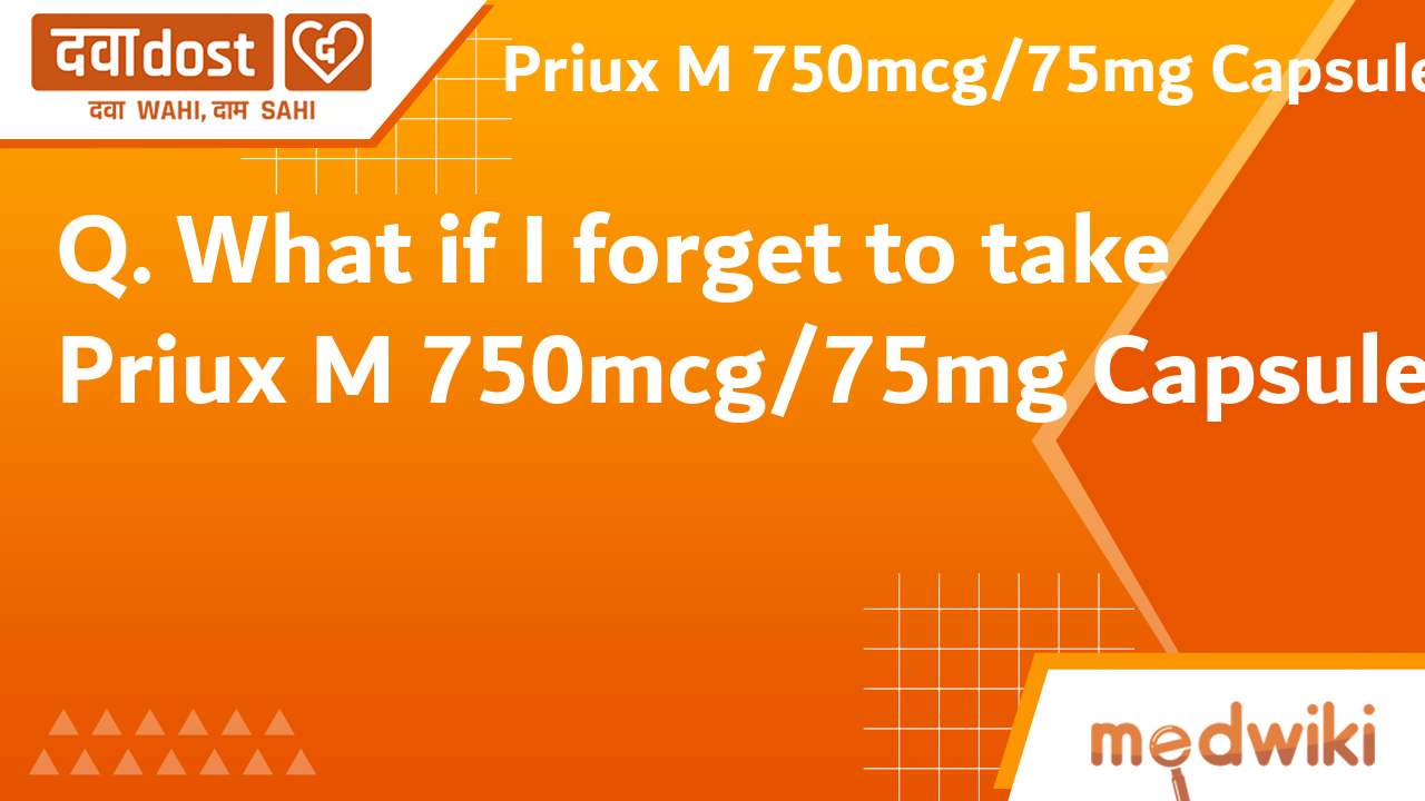 Priux M 750mcg/75mg Capsule - Ajanta Pharma Ltd | Buy generic medicines ...
