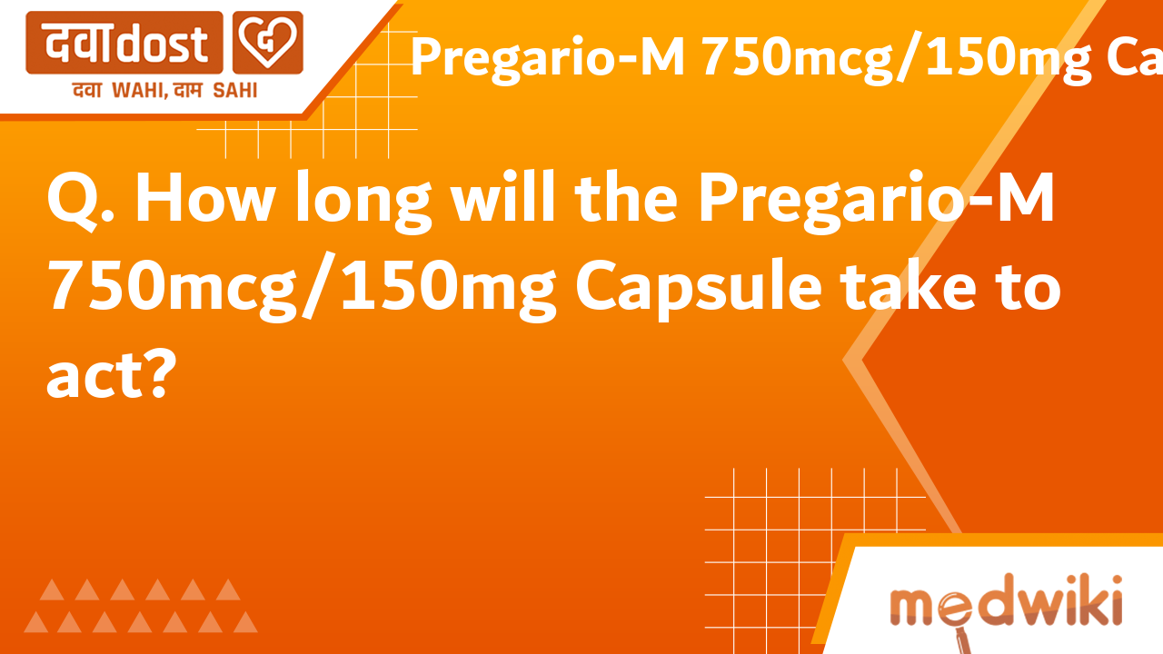 Pregario-M 750mcg/150mg Capsule - Tweet India Pharmaceuticals Pvt Ltd ...