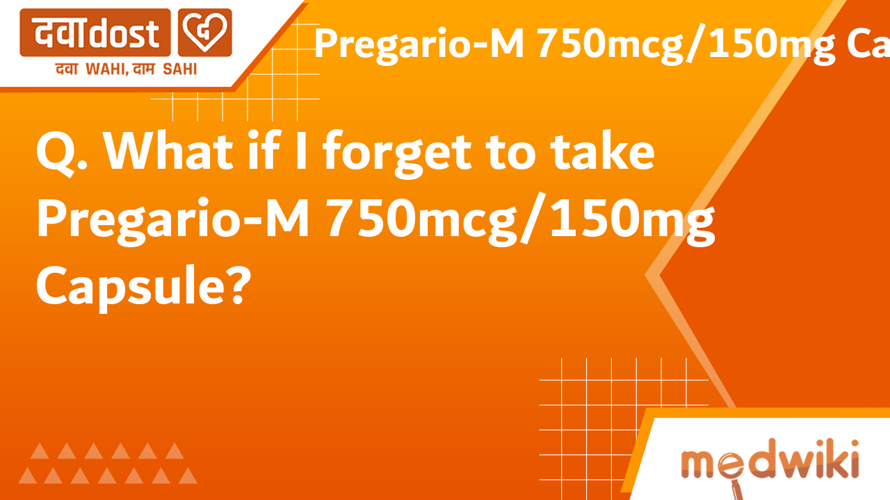Pregario-M 750mcg/150mg Capsule - Tweet India Pharmaceuticals Pvt Ltd ...