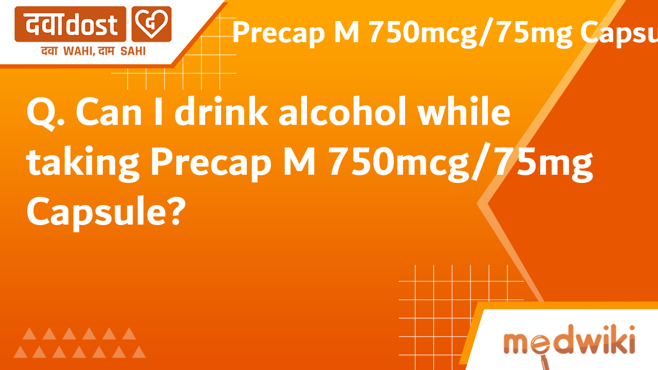 Precap M 750mcg/75mg Capsule - Biosync Pharmaceuticals Pvt. Ltd. | Buy ...