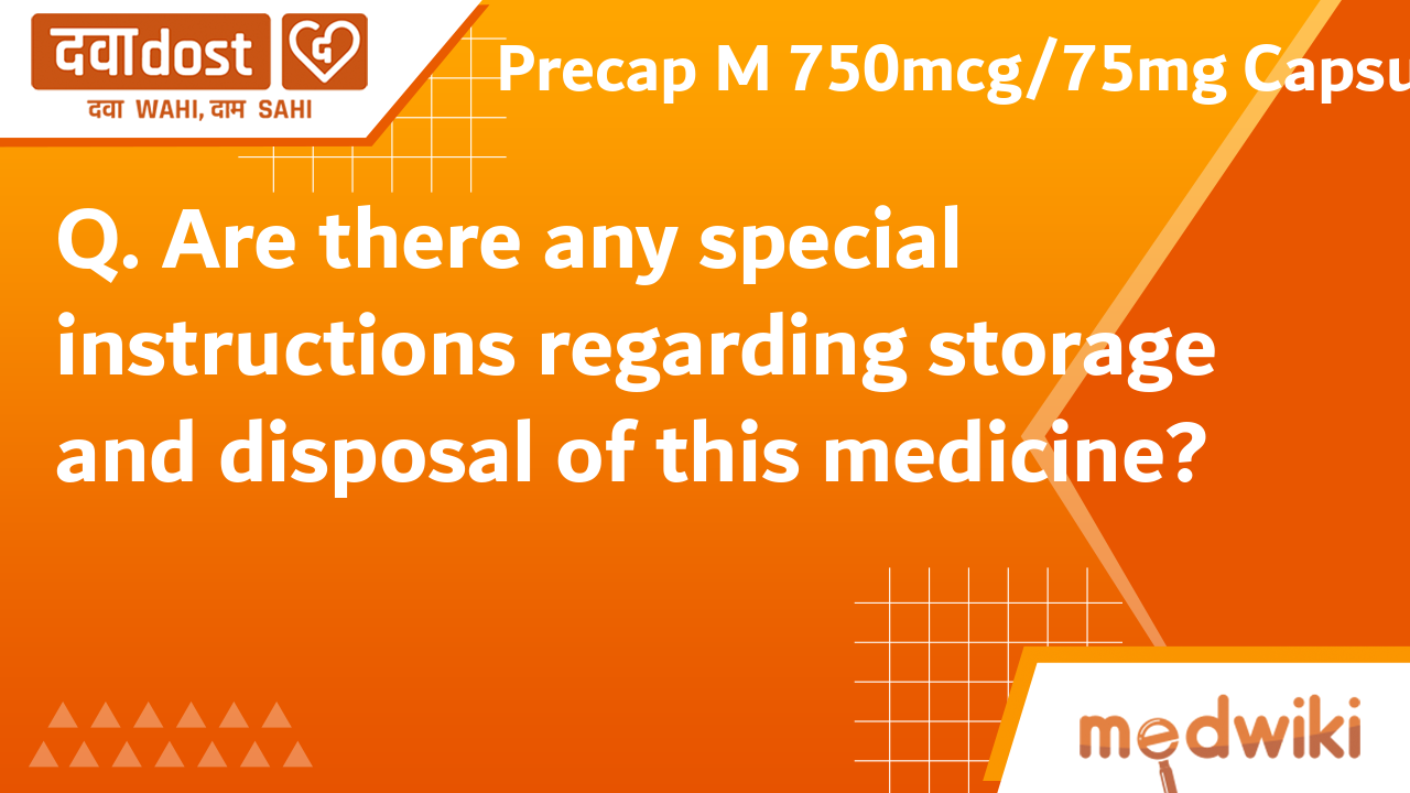 Precap M 750mcg/75mg Capsule - Biosync Pharmaceuticals Pvt. Ltd. | Buy ...