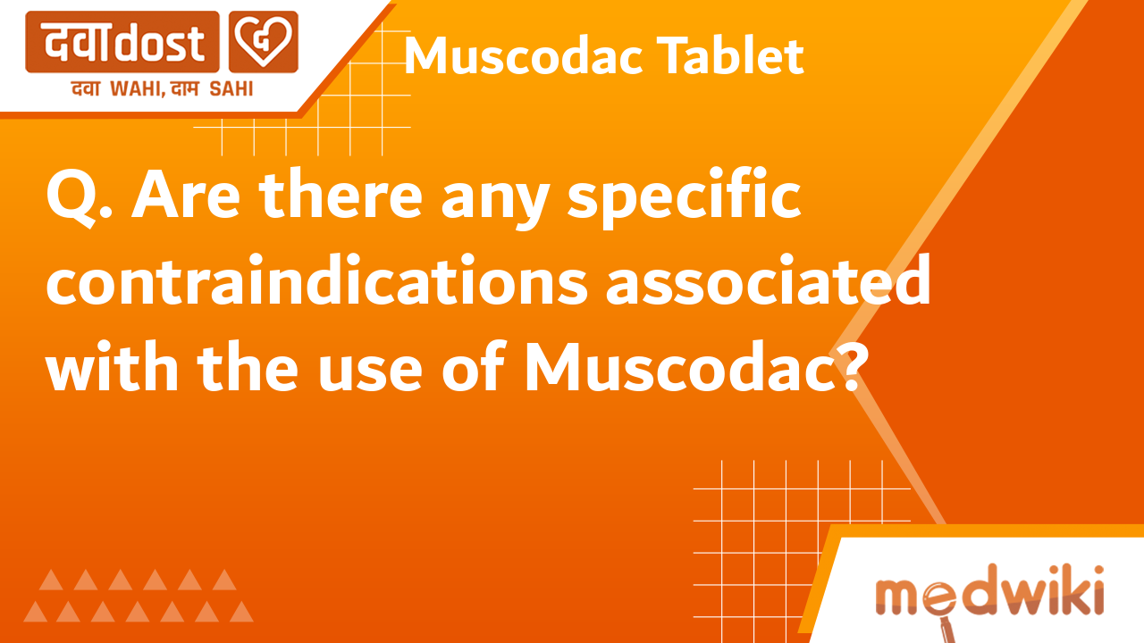 Muscodac Tablet 10s - Indchemie Health Specialities Pvt Ltd | Buy ...