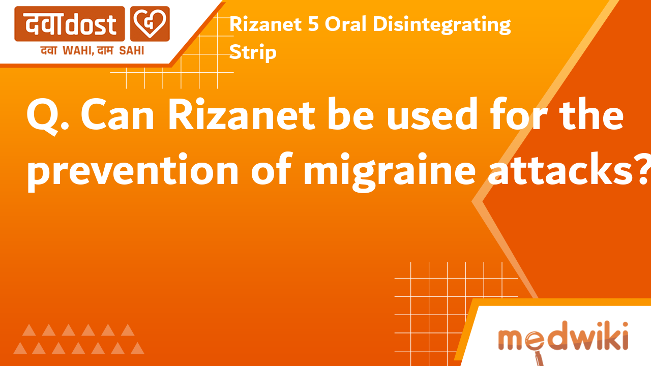 Rizanet 5 Oral Disintegrating Strip 5s - Sun Pharmaceutical Industries ...